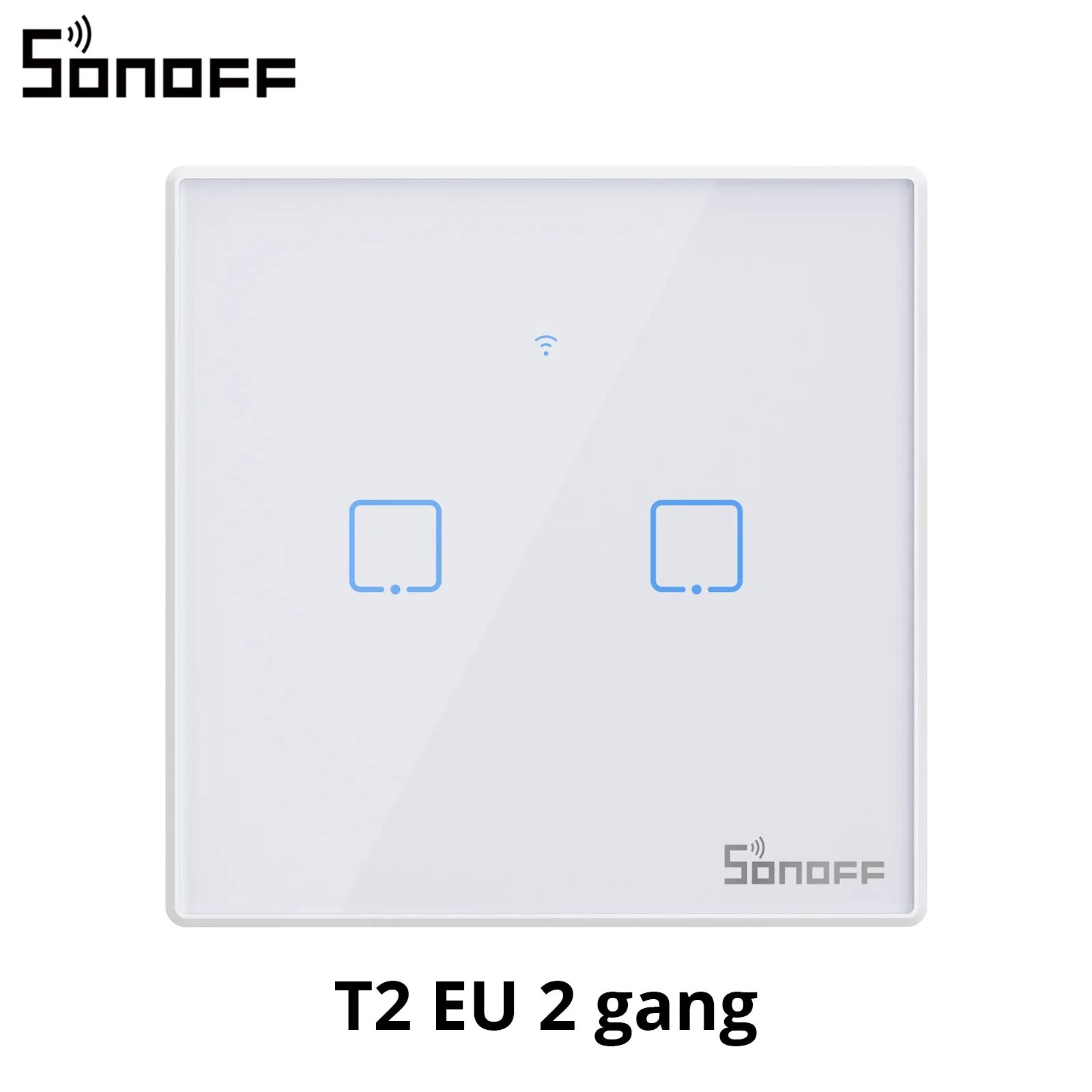 SONOFF T2/T3EU беспроводной интеллектуальный выключатель Sonoff T2 EU 2 gang