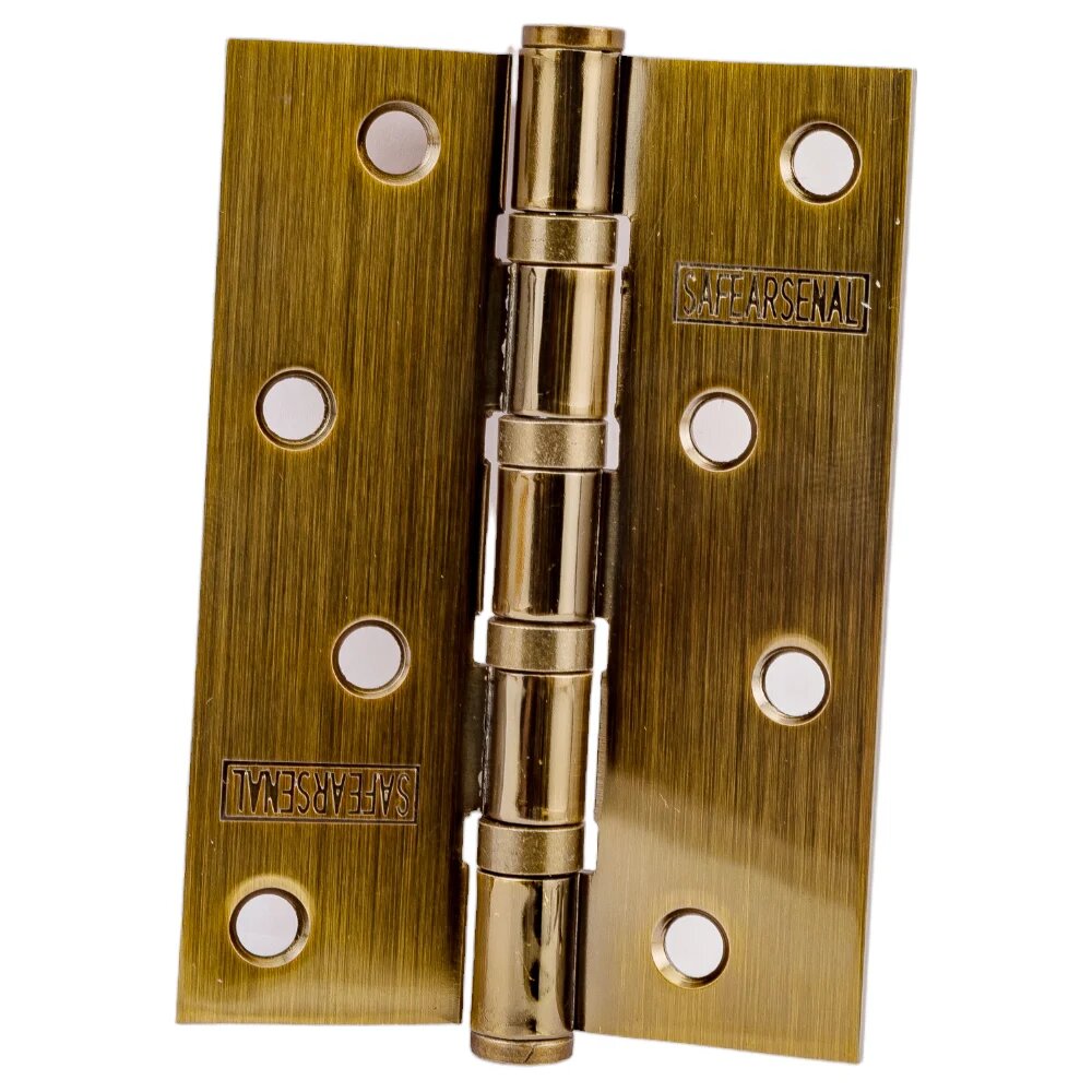 Петля PALIDORE ARSENAL 98760402, врезная, 100x70x2,5 мм, 4 шарнира, цвет кофе