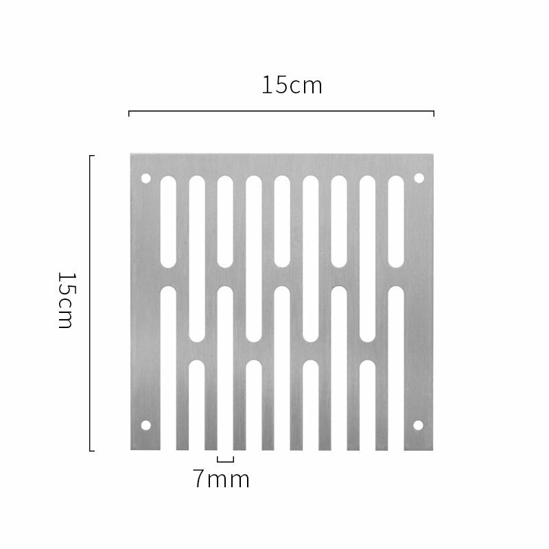 Система дренажа для террасы, боковой дренажный фильтр для балкона, сетка для дренажа в ванной, угловая решетка для блокировки воды на боковой стене