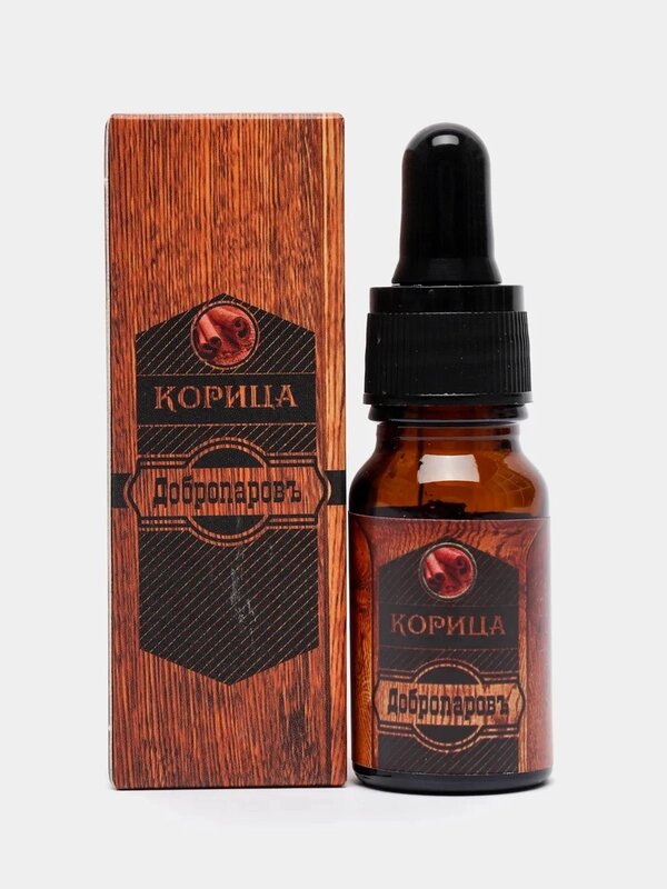 Аромамасло Добропаровъ "Корица", удобный дозатор, 10 мл