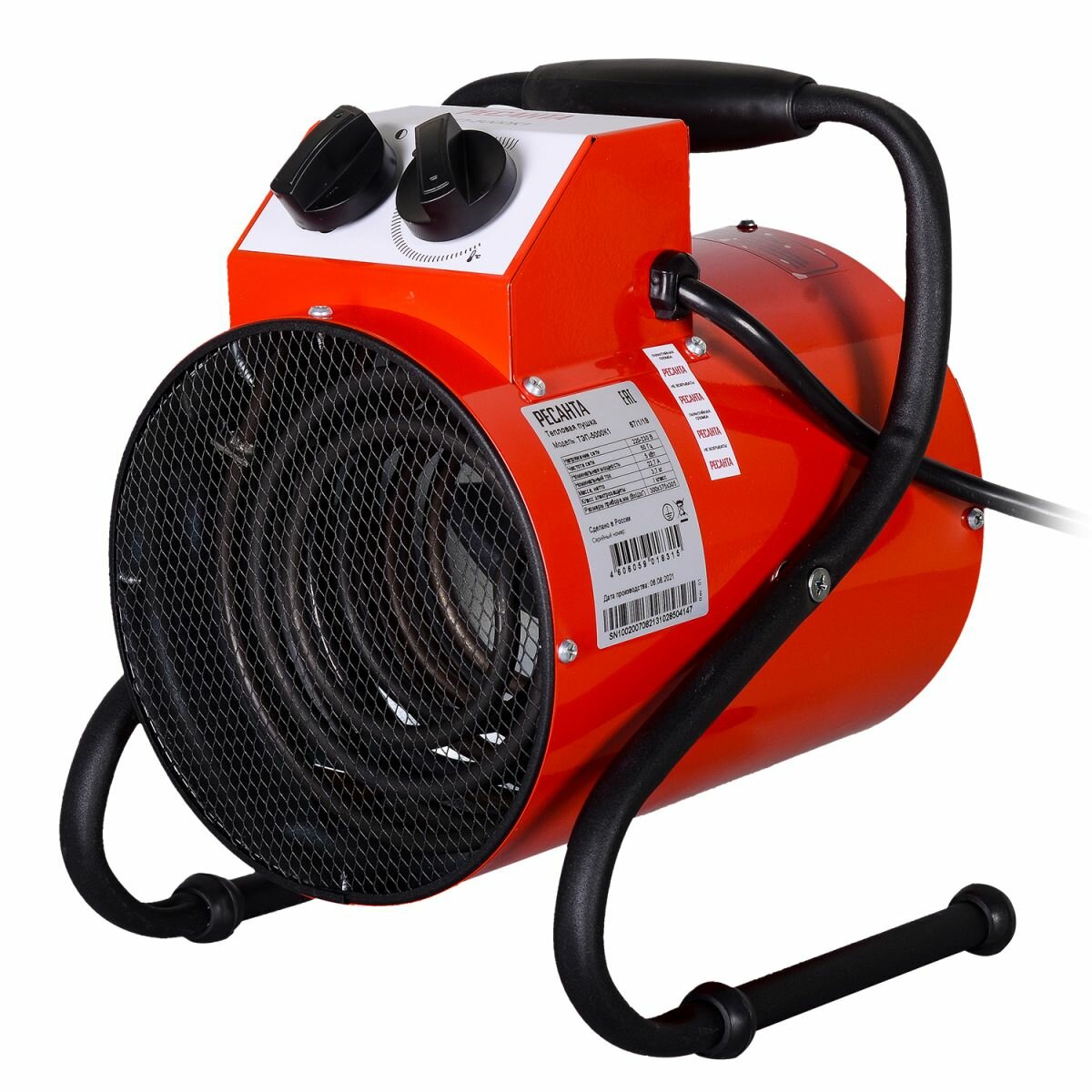 Пушка тепловая электрическая ТЭП-5000К1 кругл. Ресанта 67/1/19