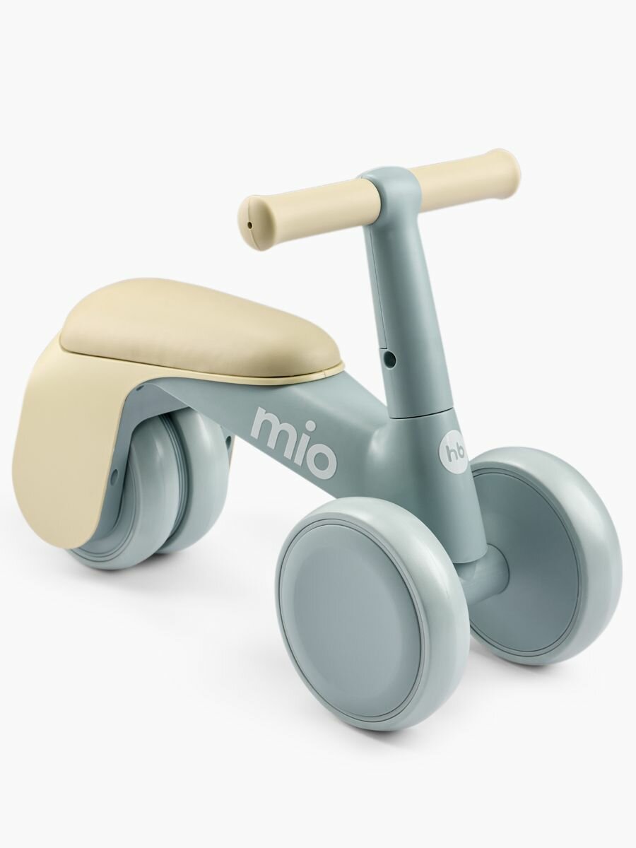 50066, Беговел десткий MIO Happy Baby, беговел от 1 года для мальчиков и девочек, велобег для малышей от 75-95, голубой