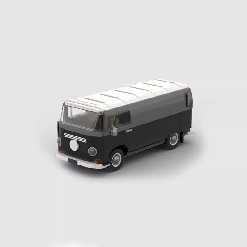 MOC-114690 сборка головоломки ретро Volkswagen T2 фургон модель кемпера строительные блоки