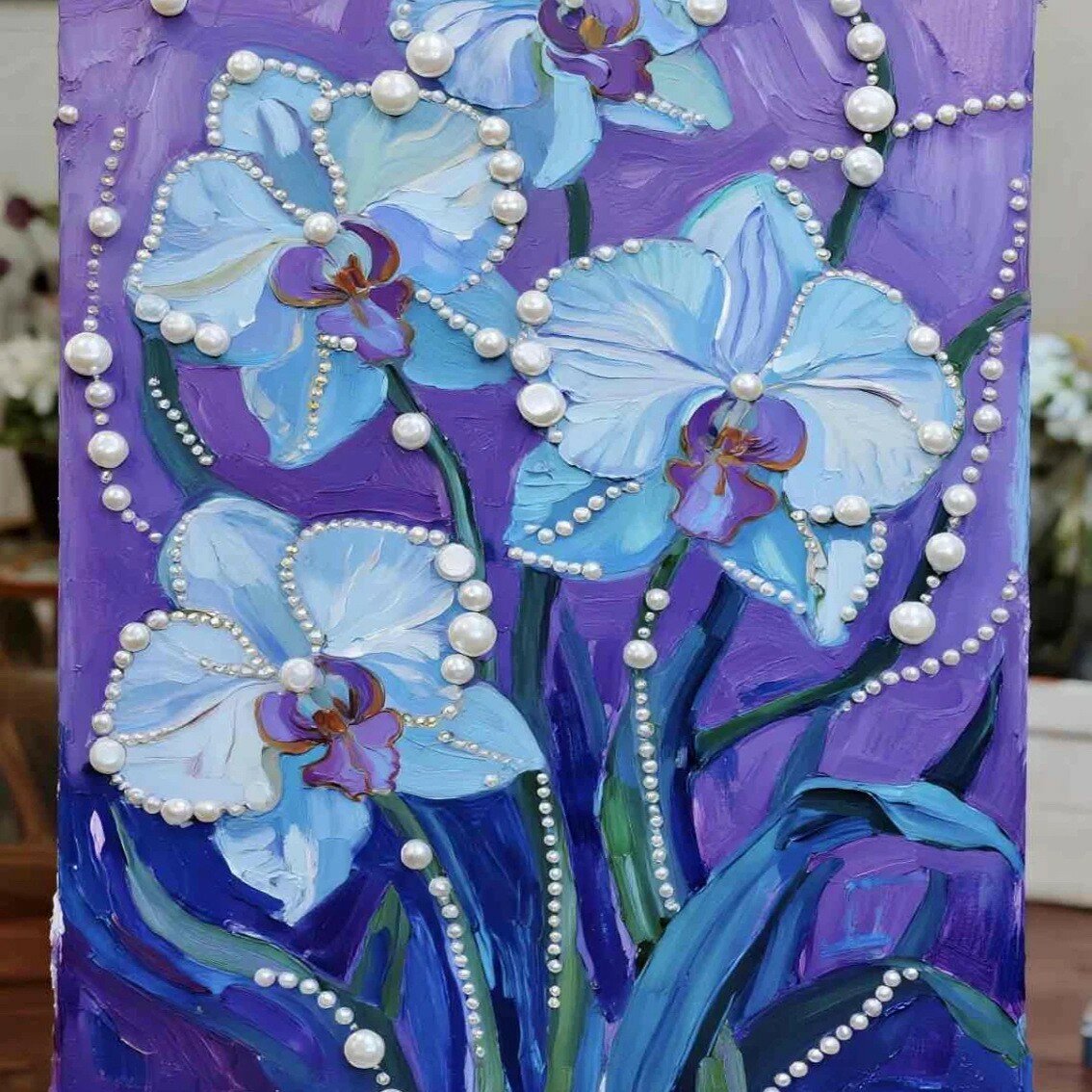 Солнечный цветок DIY Жемчужная живопись Ручная работа Креативный свежий исцеляющий цветочный подарок для друзей и лучших подруг Декоративная живопись