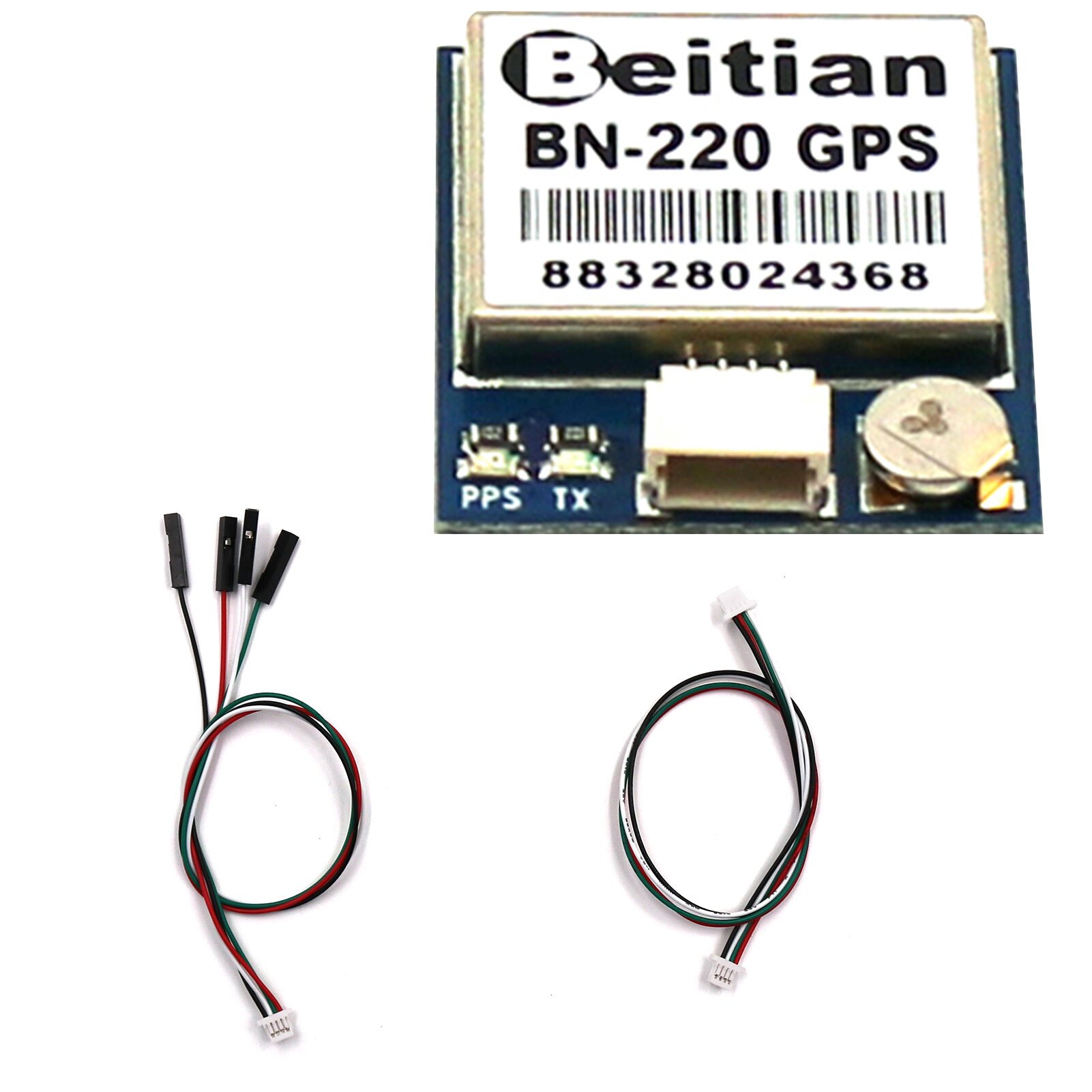 BEITIAN BN-220 Модуль GNSS GPS GLONASS Dual 3.6V-5.0V TTL M8N с встроенным FLASH NMEA0183 FW3.01