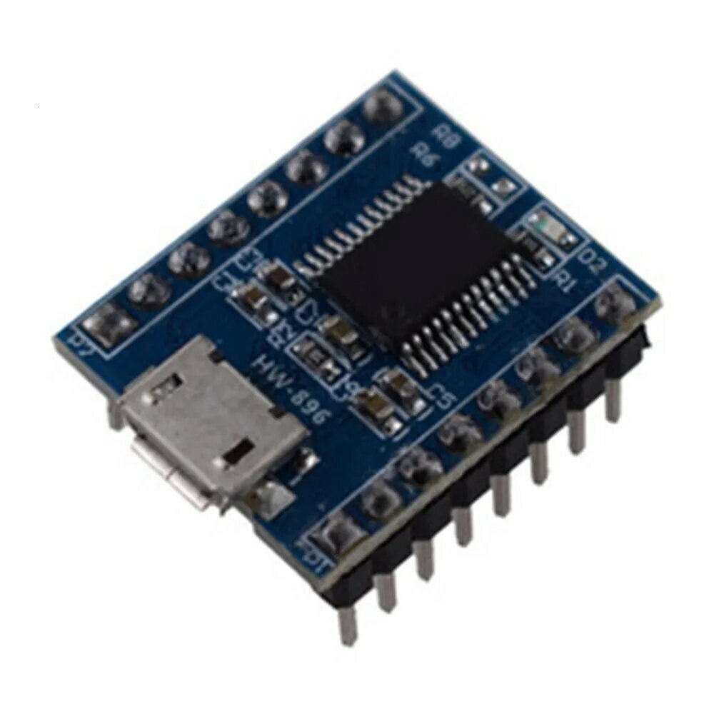 Модуль звука JQ6500 с встроенным сигнальным светодиодом синего