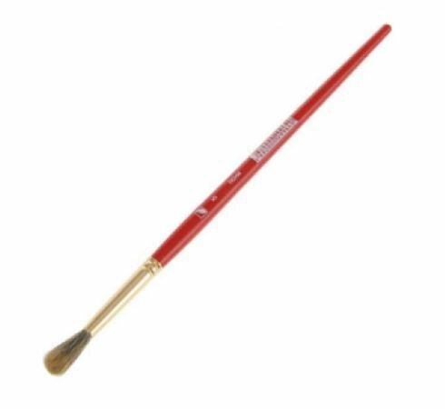 Кисть художественная Альбатрос пони, круглая, размер № 5, "Бегемот"