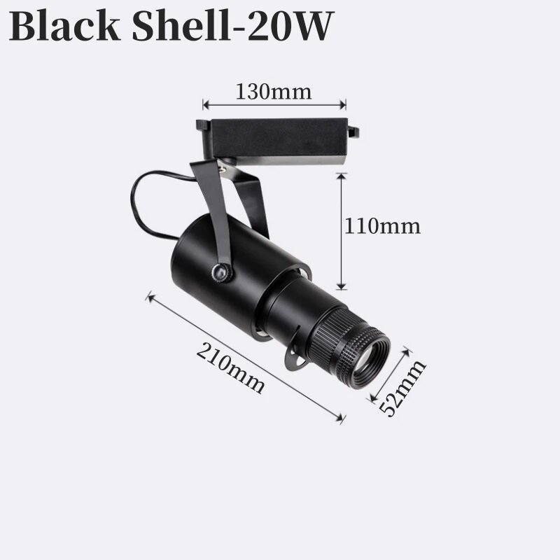 Трековое освещение Black 20W, RGB-Remote Control