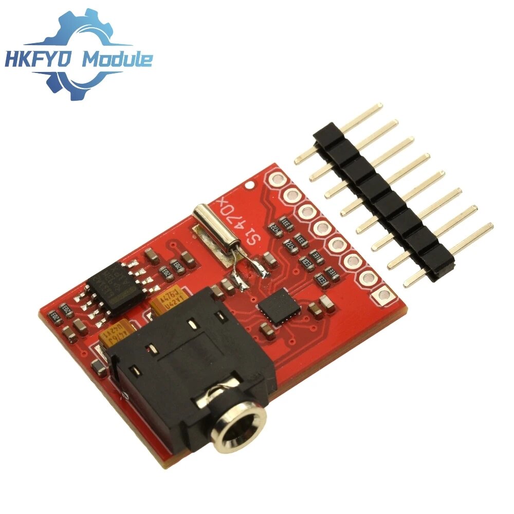 FM-модуль радиоприемника Si4703 с RDS для Arduino ESP32 Красный