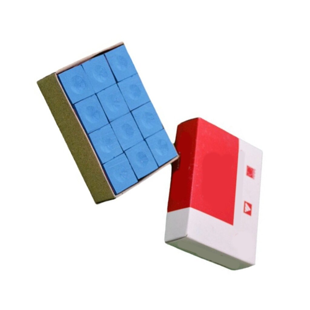 12шт Бильярдный Кий, Мел, Бильярдный Кий Для Снукера, Мел, Аксессуар Для Снукера