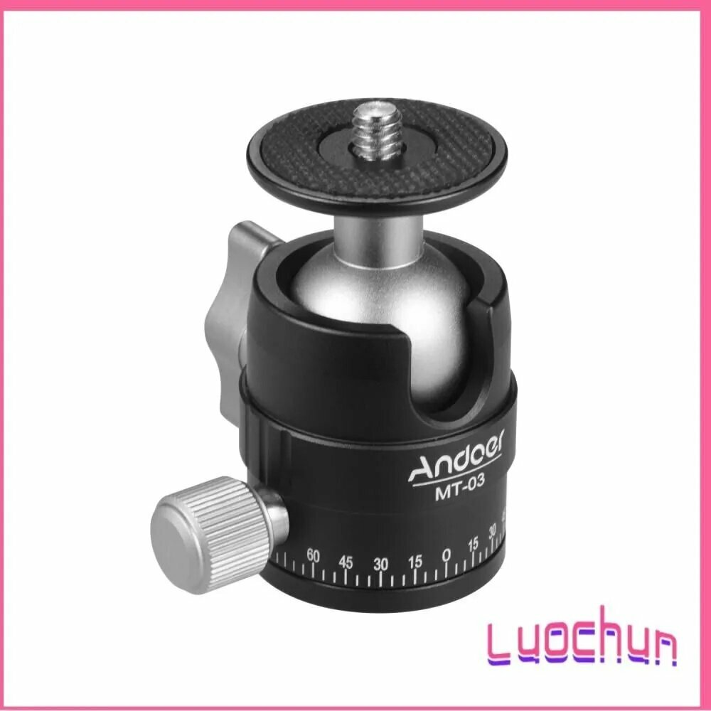 Мини шаровая головка Andoer MT-03, компактный, для DSLR и ILDC камер