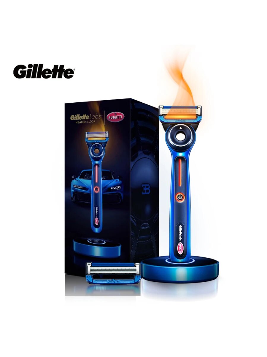 Gillette Labs Бритва с подогревом Bugatti Limited Edition without car model
