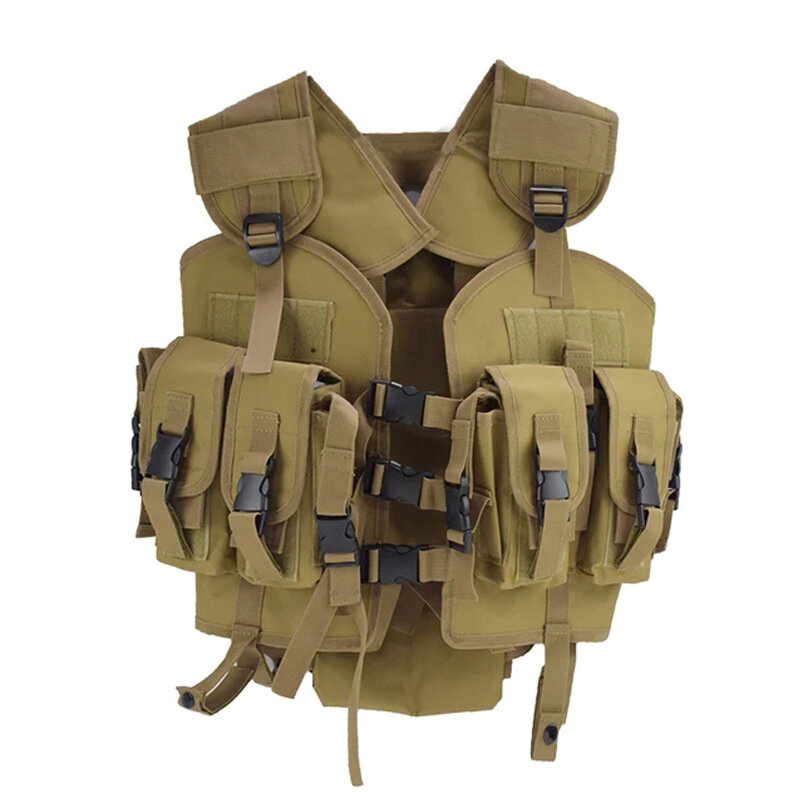 2026 Конус Волк Кросс-Бордер 97 Запечатанный Жилет Amazon Хит Продаж Камуфляжный Боевой Жилет Полевой Многофункциональный Жилет для Мужчин