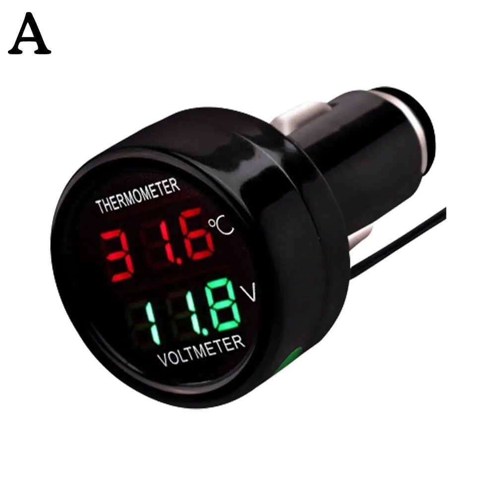 Автомобильный термометр-вольтметр./