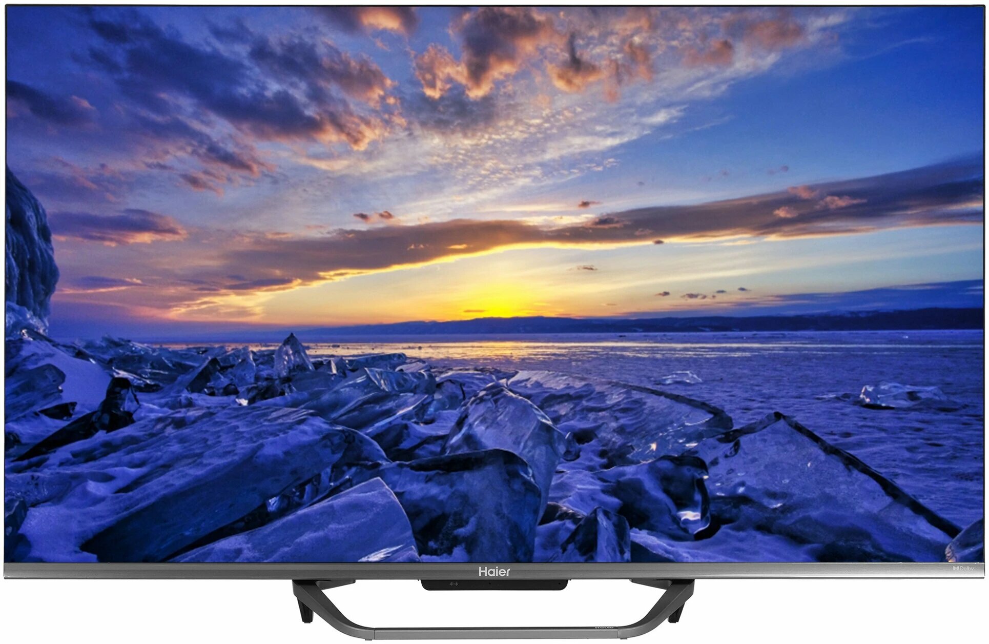 43" (110 см) Телевизор Haier 43 Smart TV S4, серебристый (HQLED, 4K UltraHD, Wi-Fi, 60 Гц, Android TV)