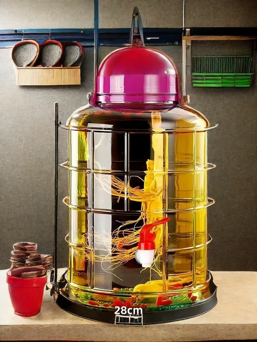 Бутыль стеклянная 20 литров. Бутыль для вина, для самогона, для брожения С краном