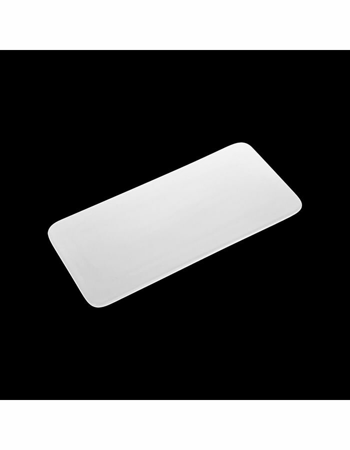 Блюдо прямоугольное Chan Wave Quadro, фарфор, 27,5x13 см