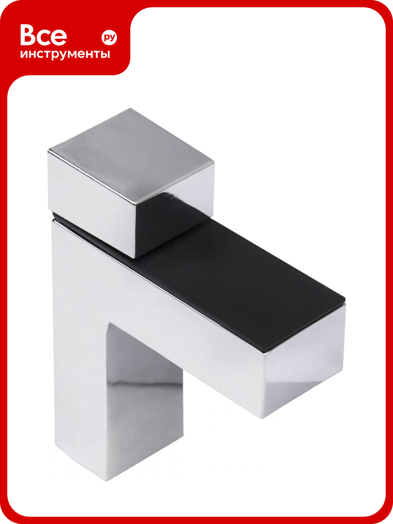 Декоративный металлический полкодержатель AKS GS04 хром 13110