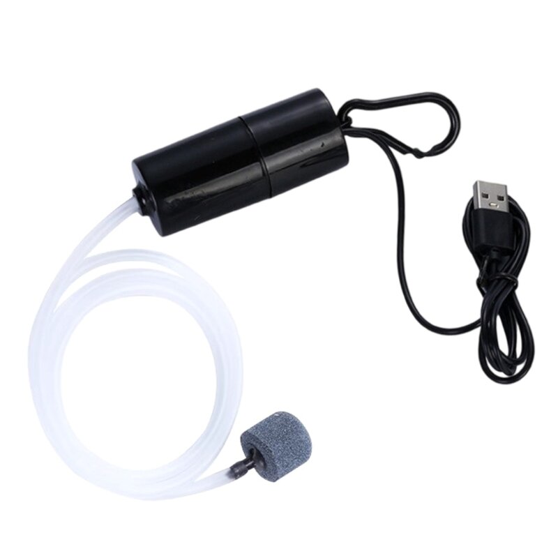 Аквариумные Воздушные Насосы USB Power Портативный Кислородный Аэратор Для Рыбалки В Аквариумах На Открытом Воздухе С Энергоэффективным Медным Двигателем