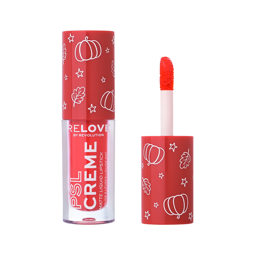 Помада для губ REVOLUTION `RELOVE` PUMPKIN SPICE PSL Creme жидкая матовая тон Pumpkin spice