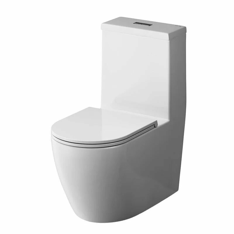 Унитаз-моноблок безободковый Am.Pm Func C8F8900SC, с сиденьем микролифт