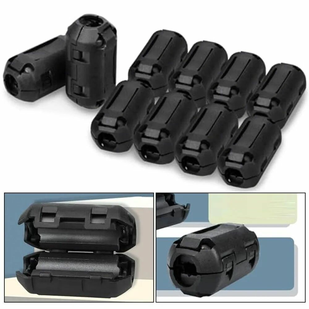 OZ-CUCR-10 шт. ферритовых колец, ферритовый шумоподавитель, кабельный зажим, внутренний диаметр 7 мм