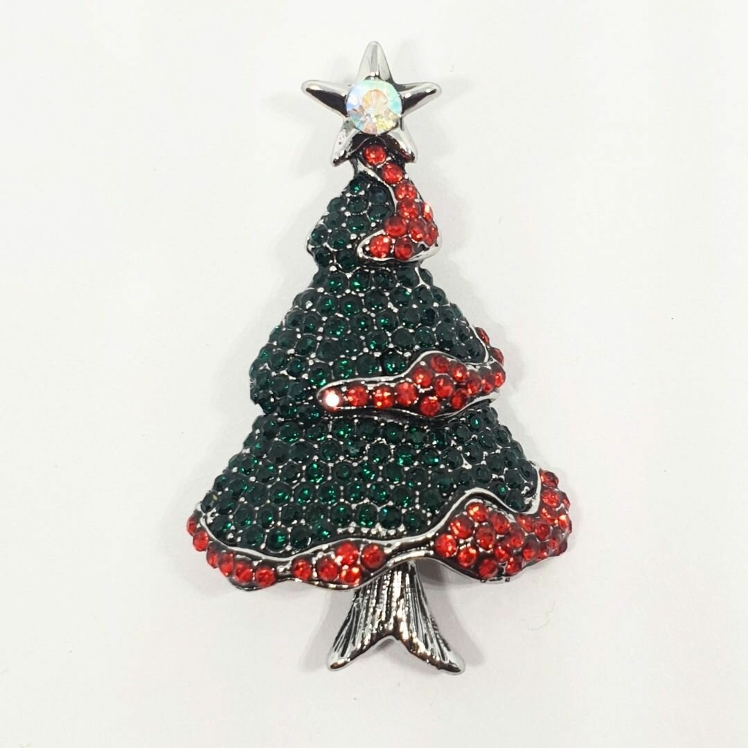 Брошь, стразы