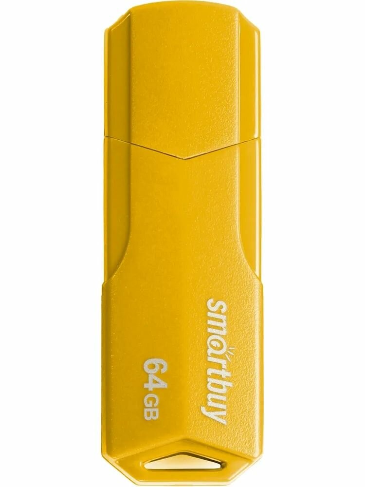 USB флеш накопитель 64 Gb SmartBuy CLUE Yellow (SB64GBCLU-Y), желтый