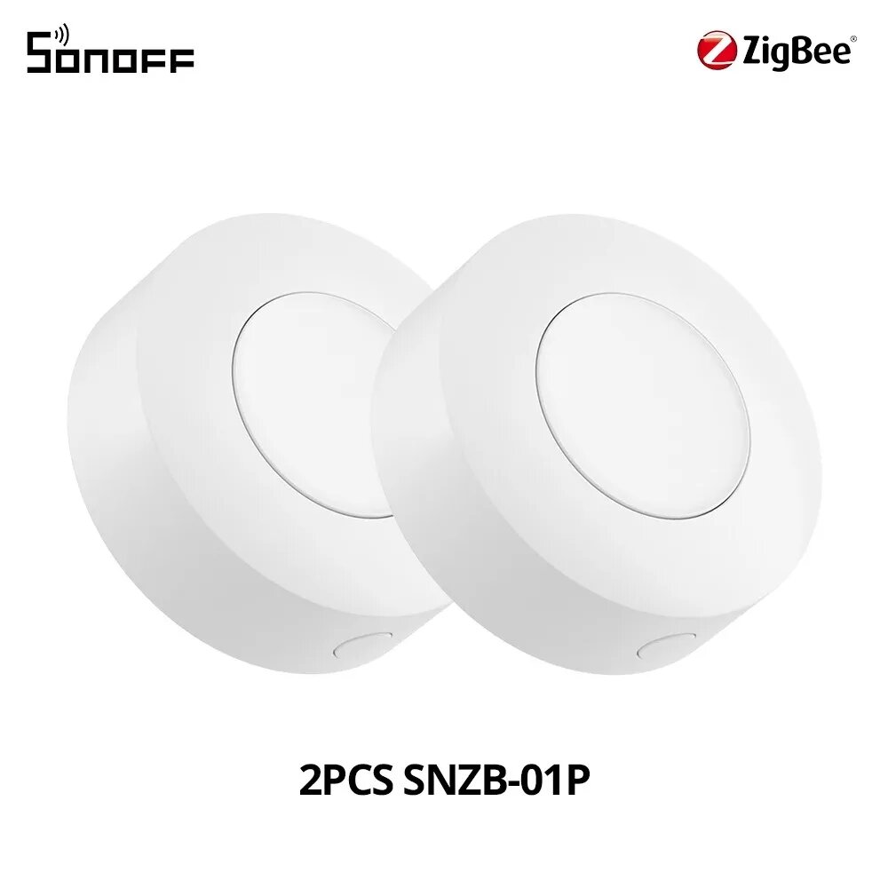 SONOFF SNZB-01P Беспроводной интеллектуальный переключатель Zigbee SNZB-01P(2PCS)
