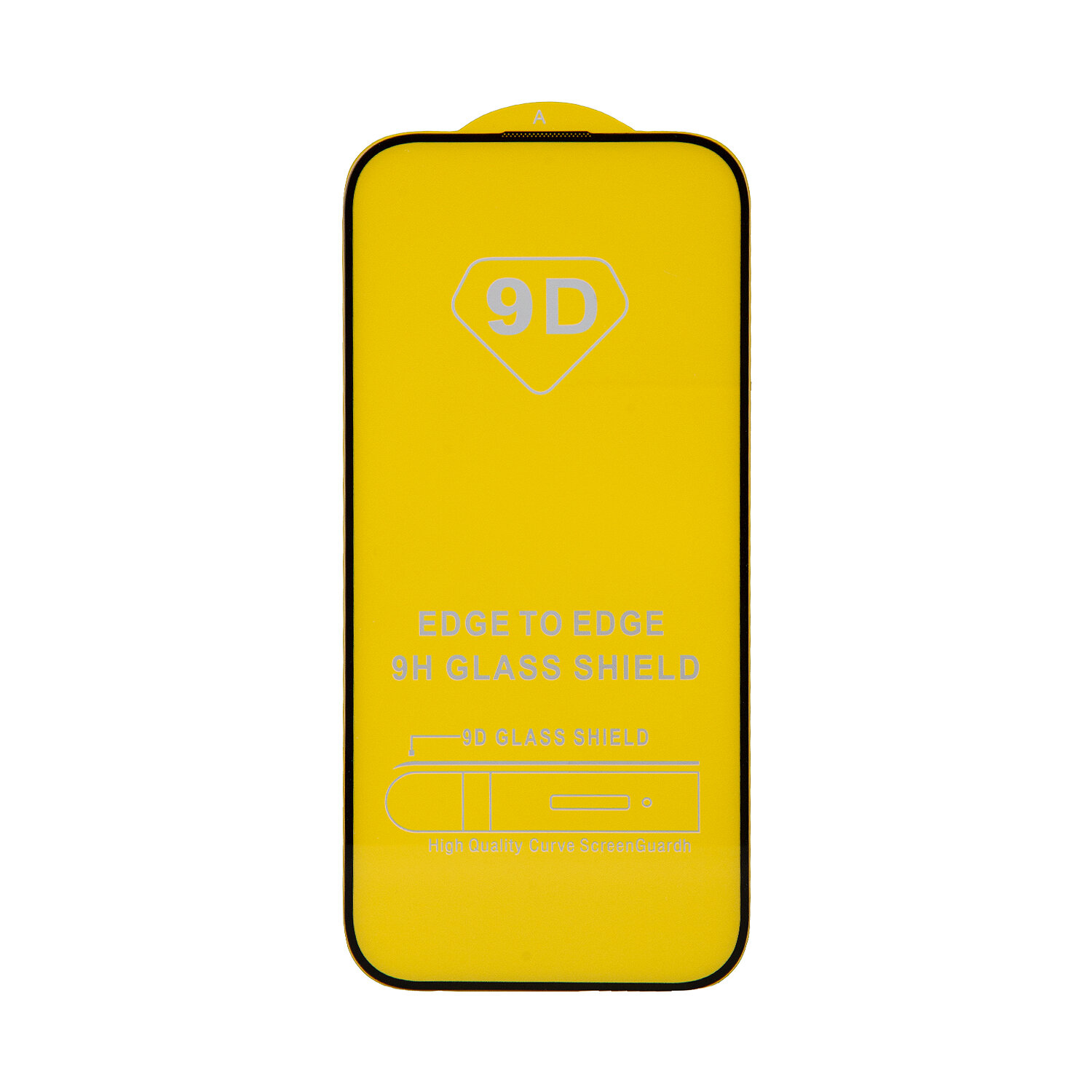 Защитное стекло iPh 16 Pro (6,3) с рамкой 9H Full Glue без упаковки (25 шт./уп.)