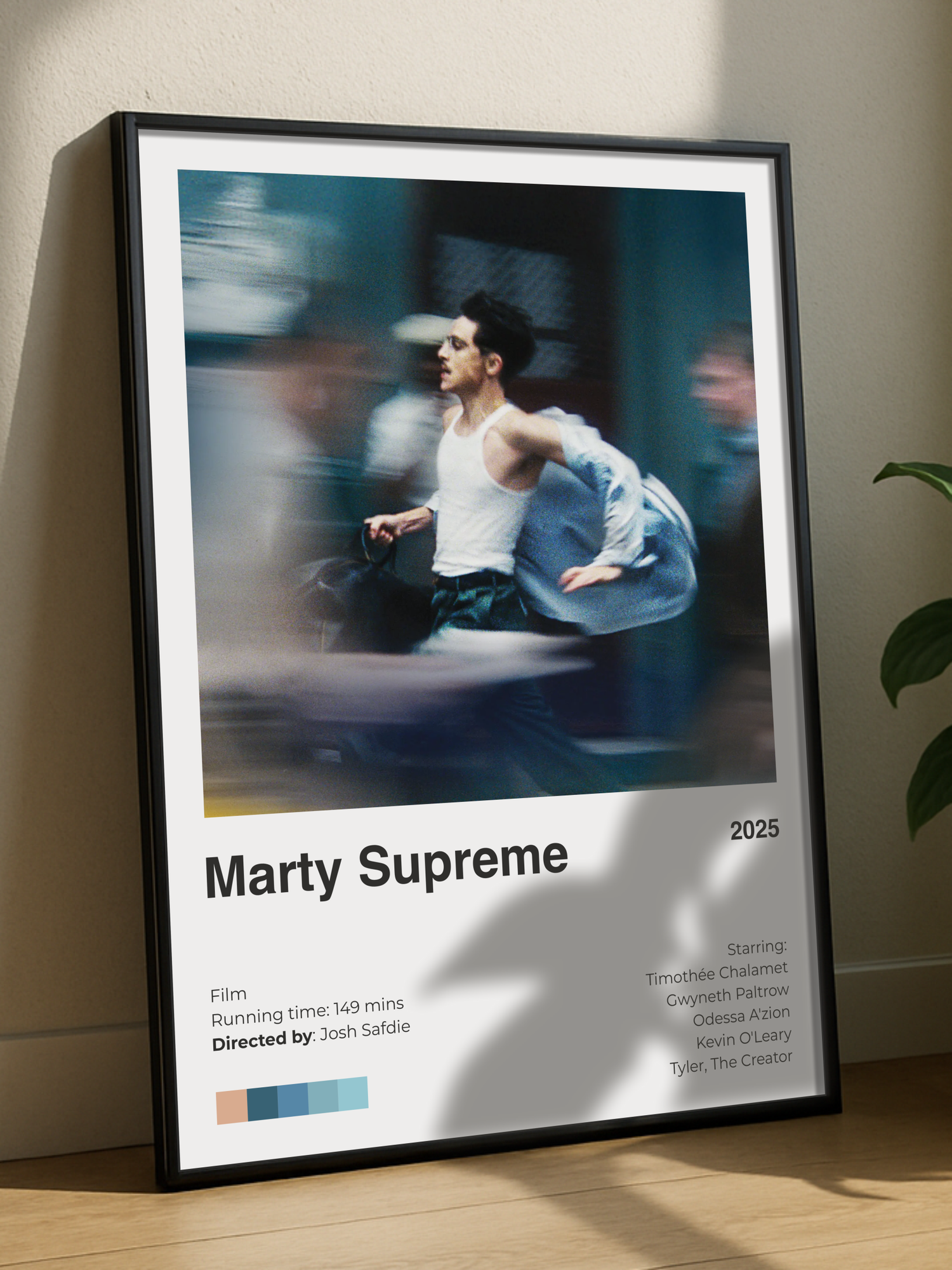 Постер плакат фильм "Марти Великолепный" "Марти Суприм" А4, Дени Вильнёв, интерьерный, без рамы, плотная фотобумага 21x30 см.