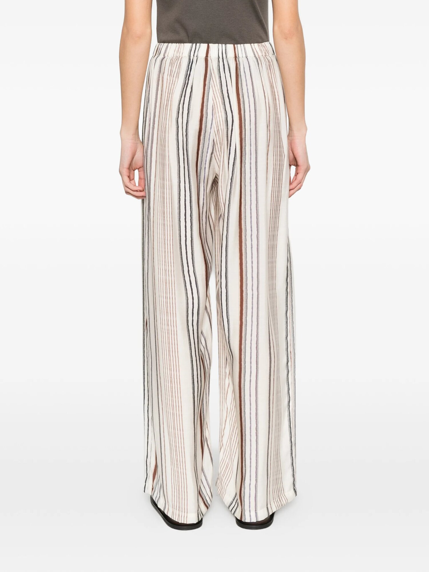 Брюки ELEH Striped-pattern trousers, размер 42, разноцветный — фото 1