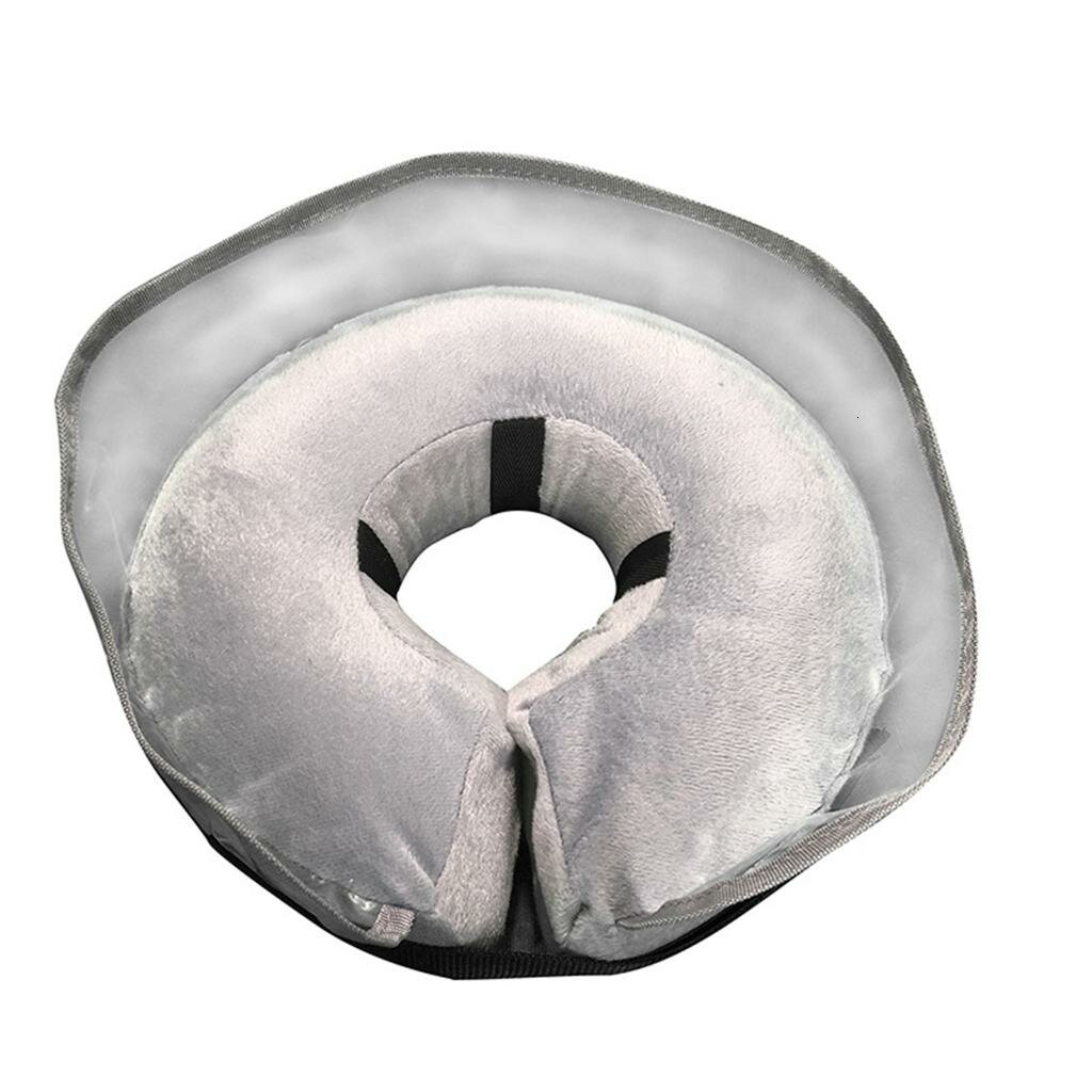 Надувной воротник для кошек, Серый - L