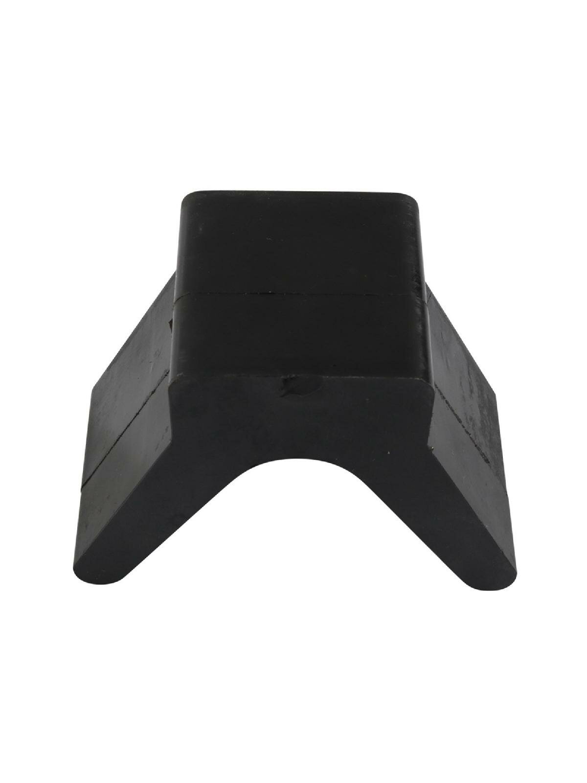 Черное 2-дюймовое V-образное сиденье для морского прицепа