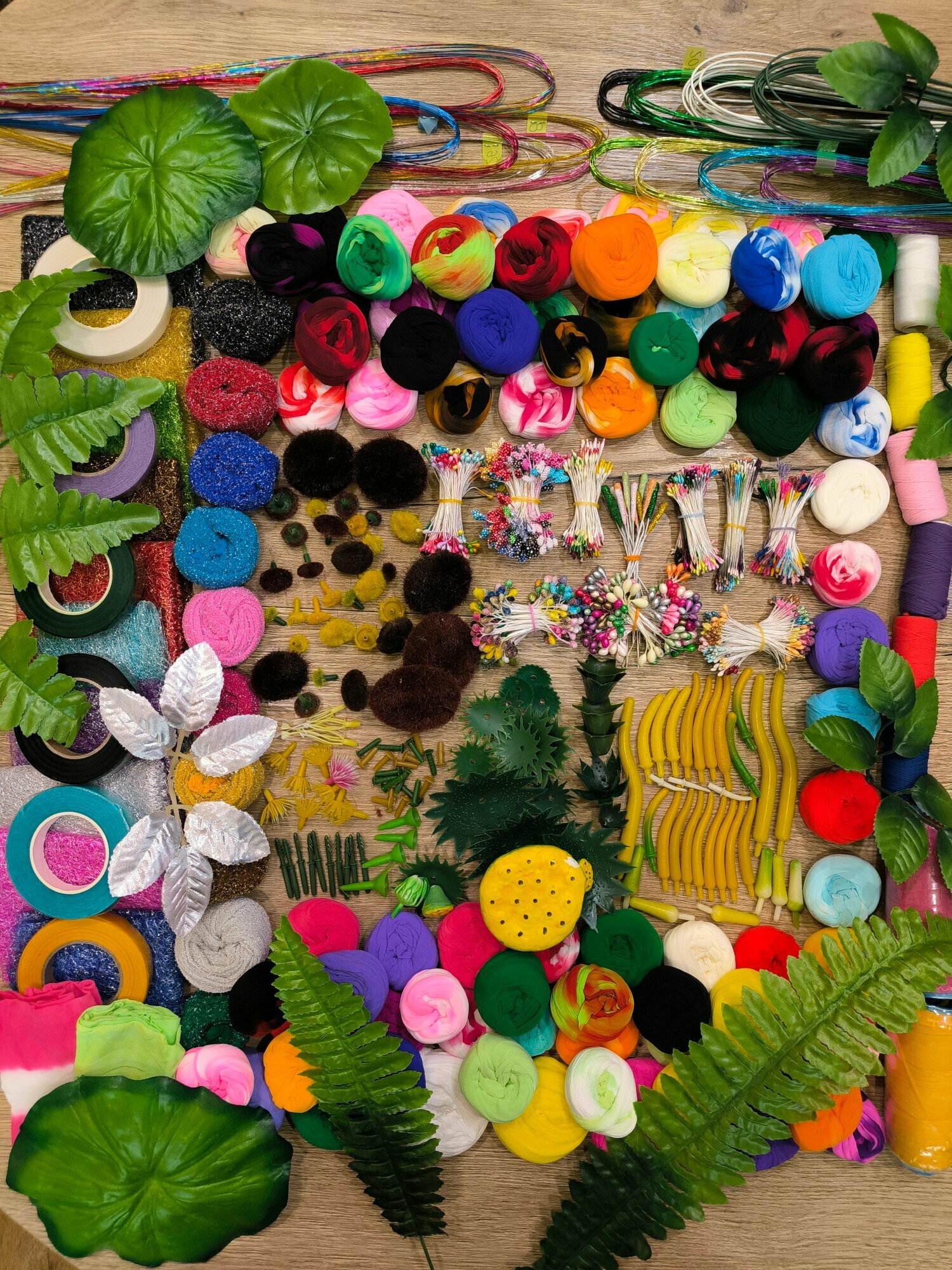 Набор для изготовления цветов из капрона. Коллекционный микс.