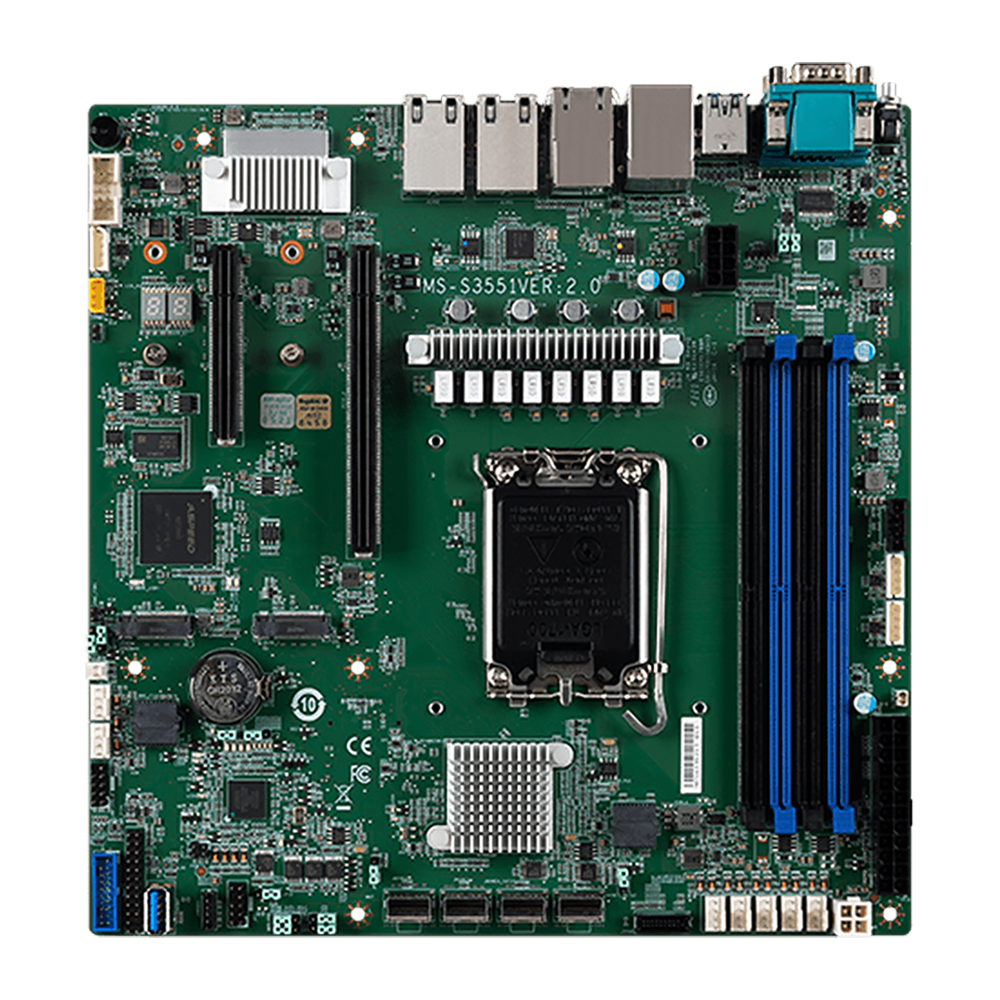 Материнская плата MSI D1500(D1500GB4N-10G-HE), LGA1700, Intel C266, Micro-ATX, OEM (919-S3551-002)