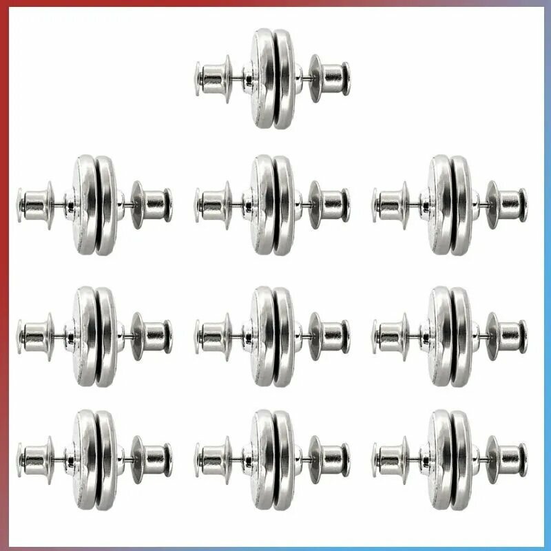 10 пар магнитов для штор, кнопки с сильным грузом, которые удерживаются закрытыми, предотвращают утечку света