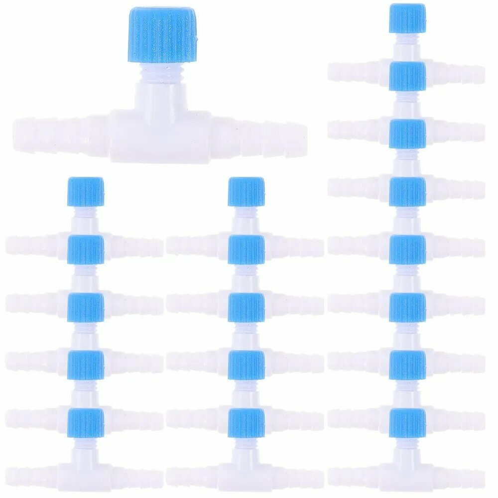 30 Шт Устойчивые Краны Для Аквариума Маленькие Краны Для Аквариумов ТINY Регуляторы 3 7X2 См