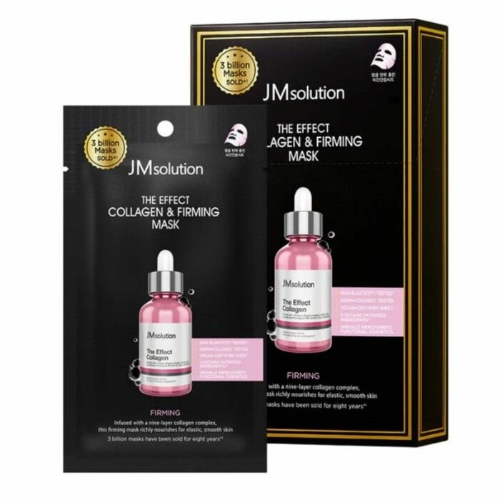 Тканевая маска с морским коллагеном JMsolution The Effect Collagen & Firming Mask, 1шт
