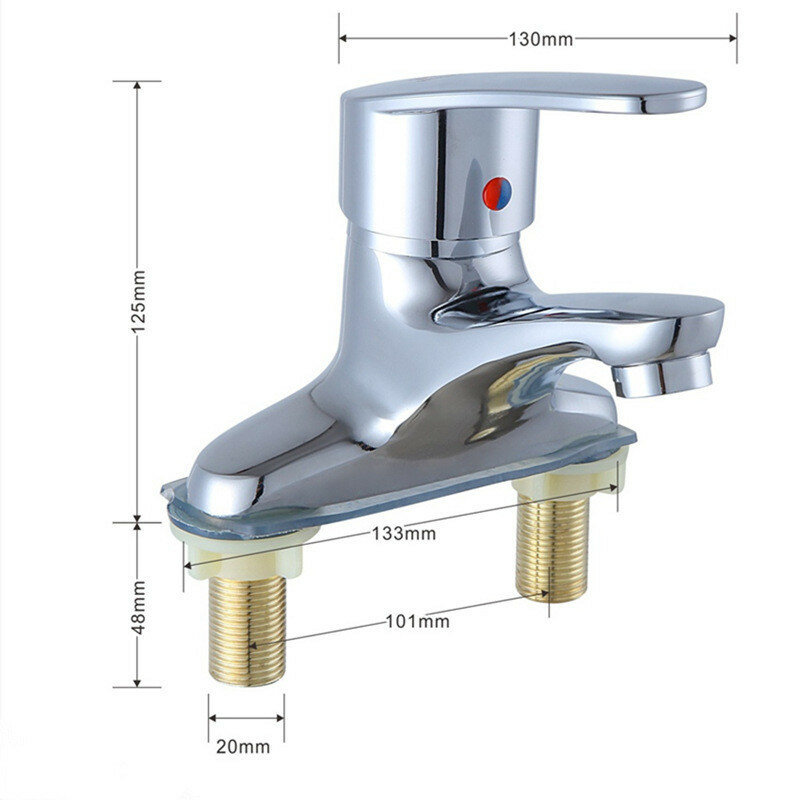 Двухотверстный смеситель для раковины Shendas с подачей горячей и холодной воды, винтажный трехотверстный смеситель для умывальника в ванной комнате.