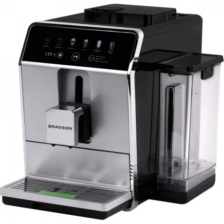 Кофемашина автоматическая Brasson ACM-1592A, дисплей, капучинатор, 6 напитков, 20 бар