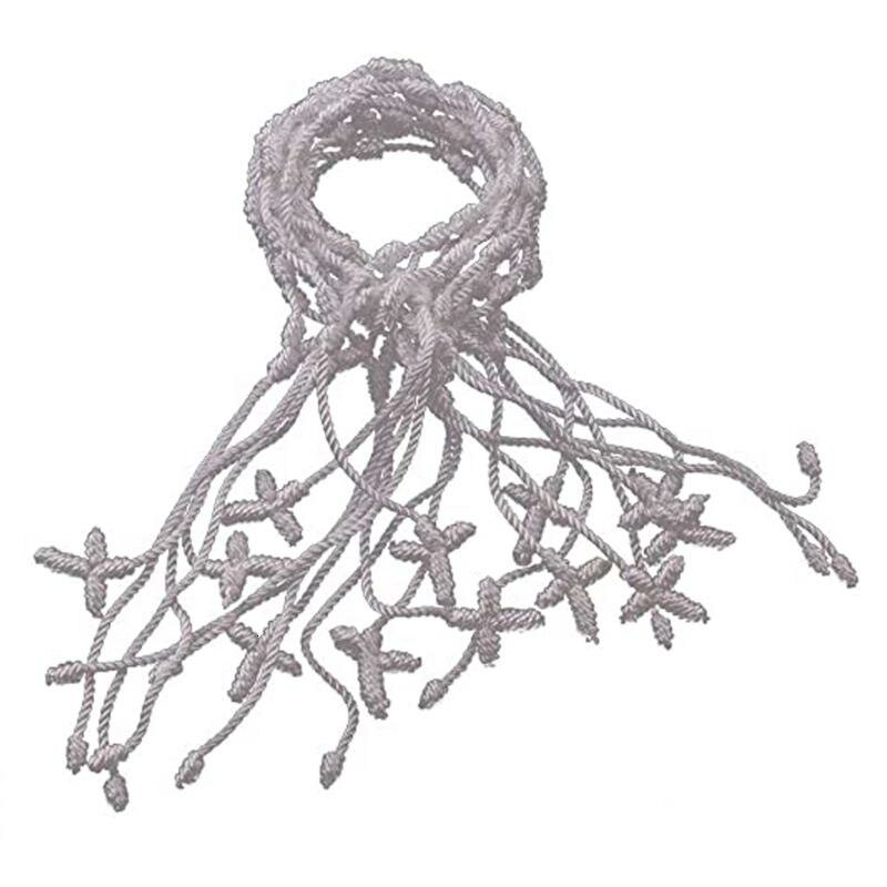 Регулируемый браслет-косичка из 12 шнуров, Белый