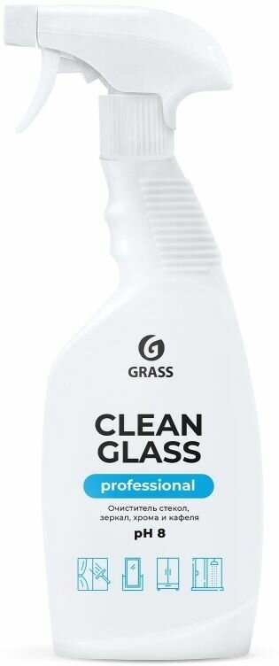 Чистящее средство GRASS "Clean Glass", Professional, 600 мл