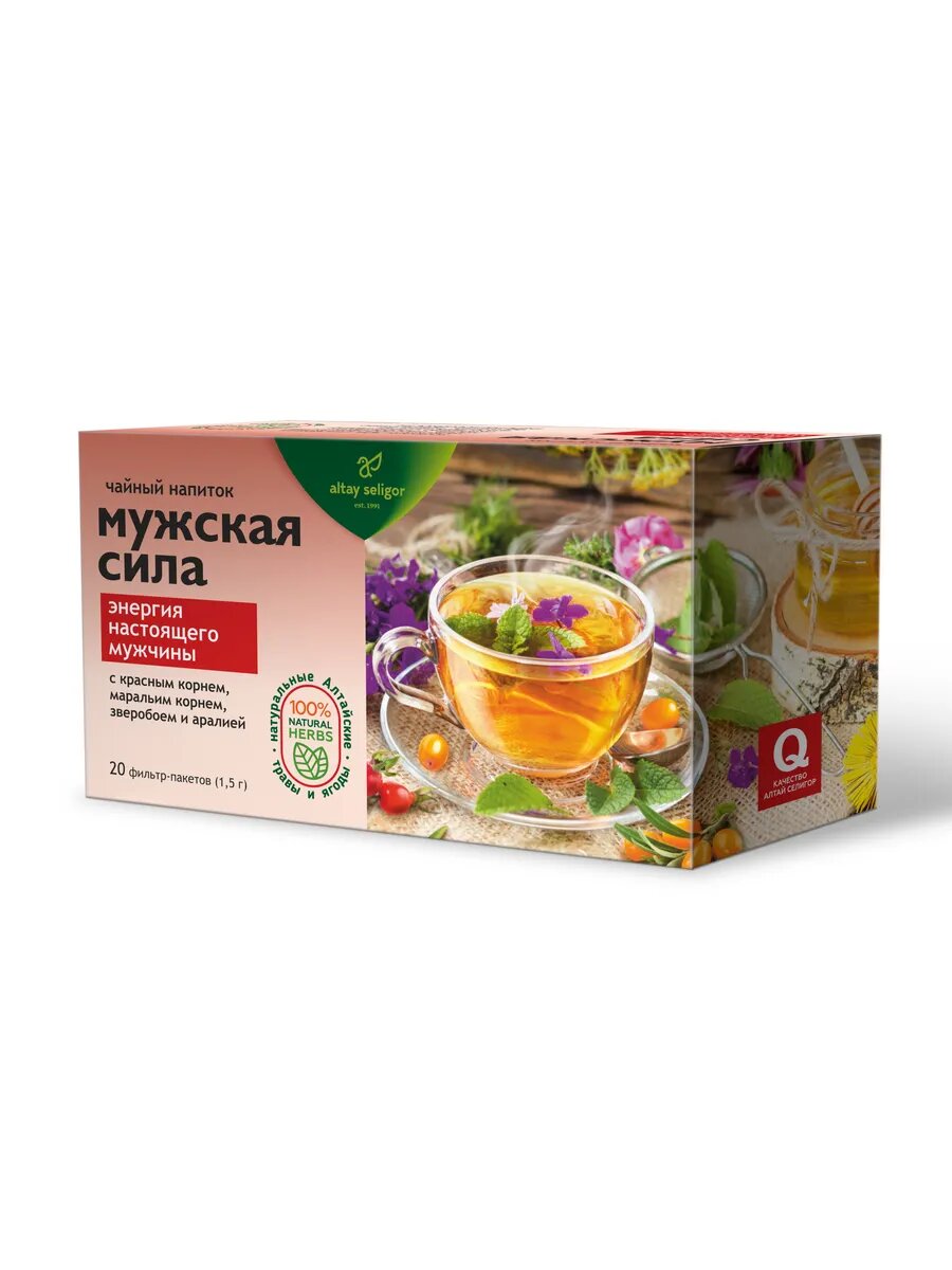 Чайный напиток Травяной Мужская сила Алтай-Селигор №20