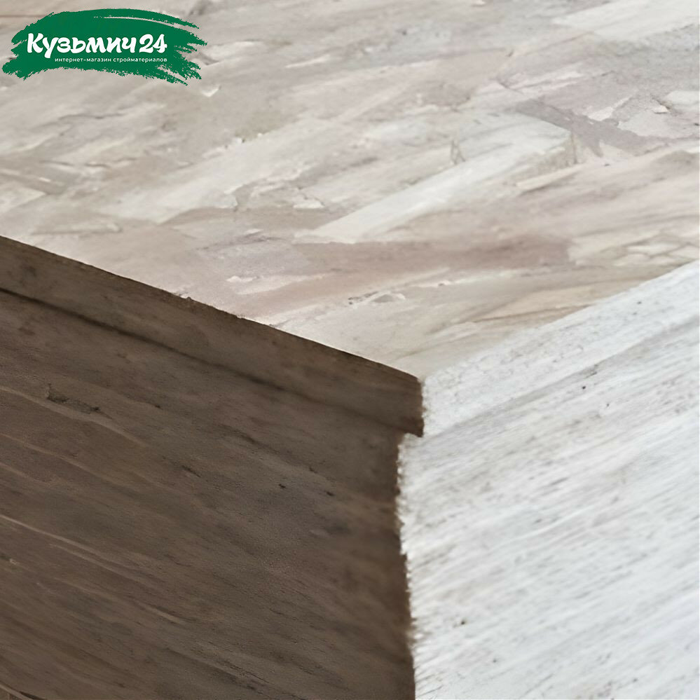 Плита OSB-3 18х1250х2500 мм, шлифованная, для пола, потолка, наружной обшивки, 1 шт