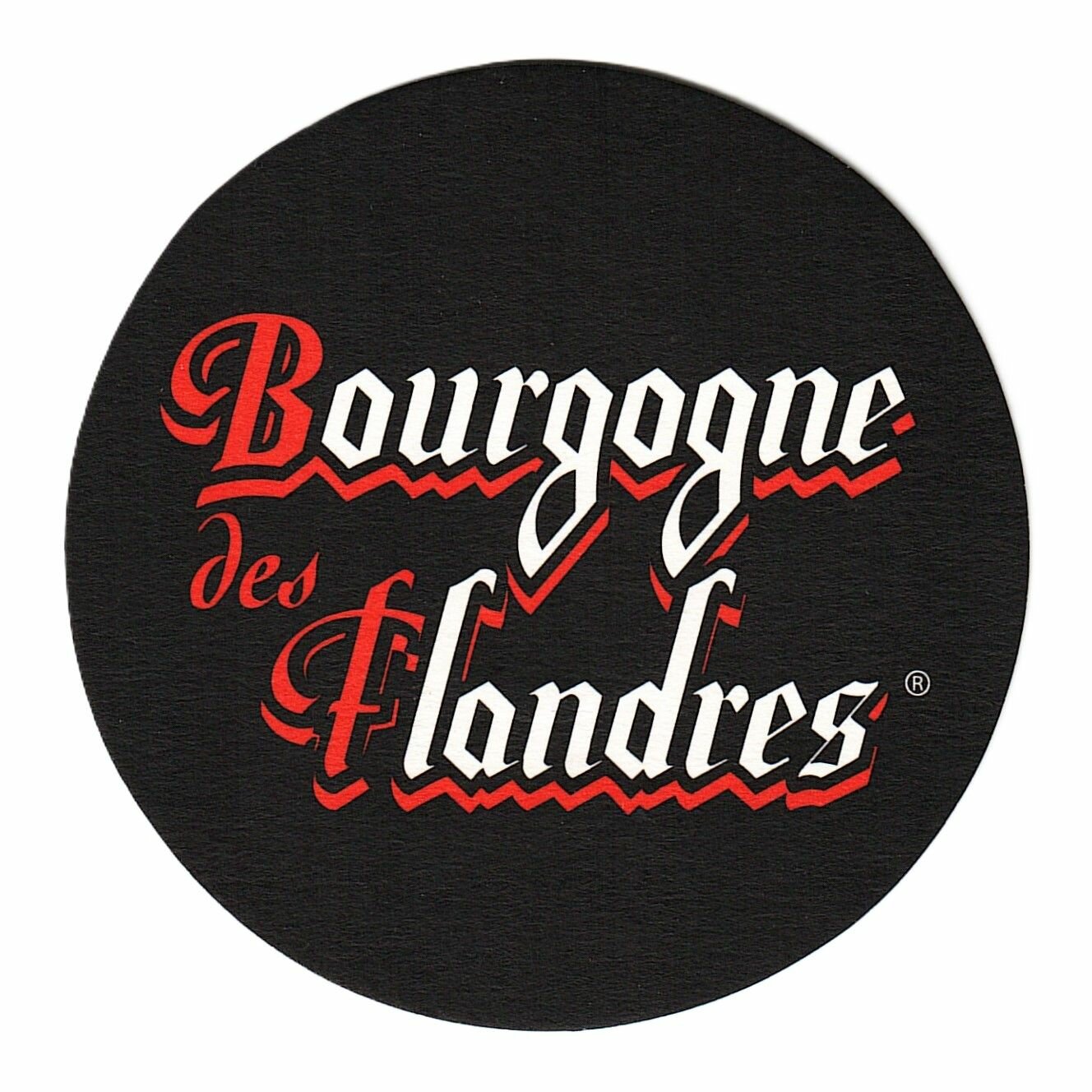Бирдекель (костер) Бельгия Bourgogne des Flandres Kwakker (подставка под пивной бокал)