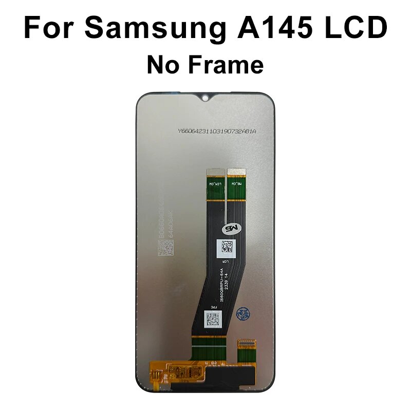 IPS для Samsung Galaxy A14 4G ЖК-дисплей с цифровым преобразователем сенсорного Black No Frame