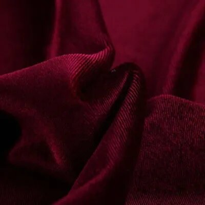 Бархатная велюровая ткань 100% полиэстер Бордовый, jujube