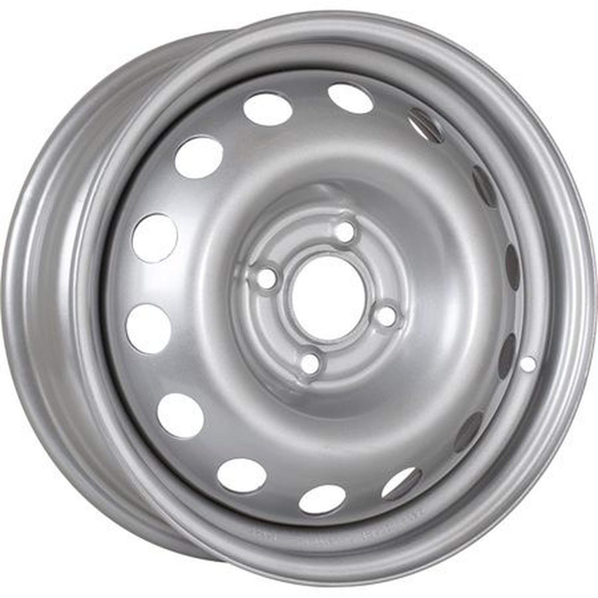 Колесный штампованный диск ТЗСК Тольятти Daewoo Nexia R14x5.5 4x100 ET49 CB56.6 Silver