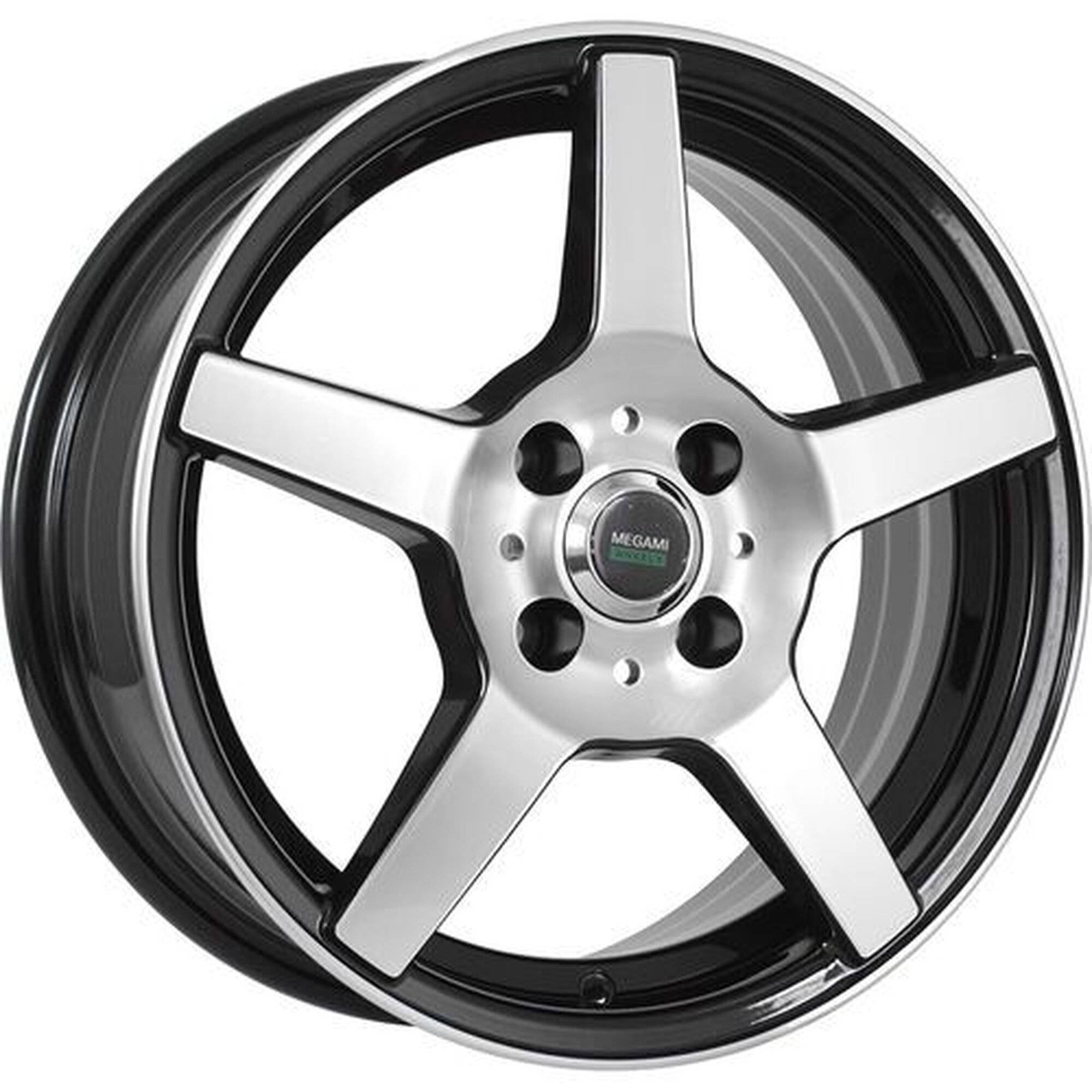 Колесный литой диск Megami AF-07 R15, x6 4x100 ET37 CB60.1 BKF